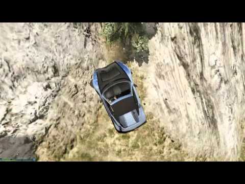 GTA 5 Grand Theft Auto V Car Crach 2 NINEF2 - YouTube