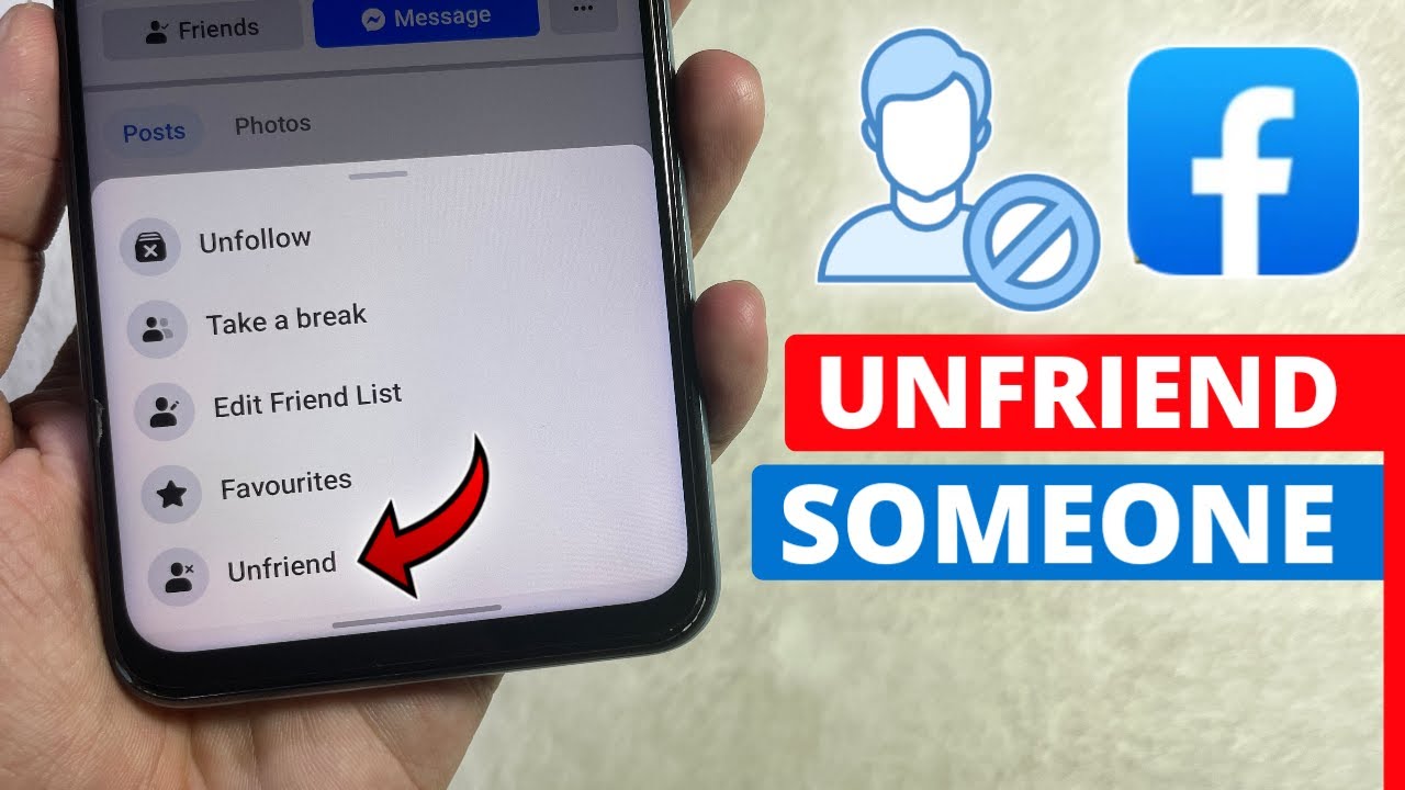 How to Unfriend Someone on Facebook - YouTube