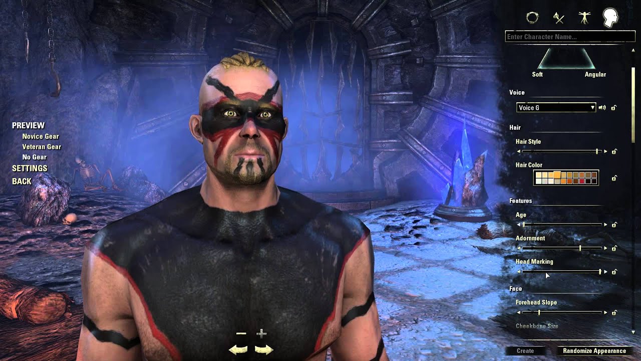 Elder Scrolls Online Character Creation Nord