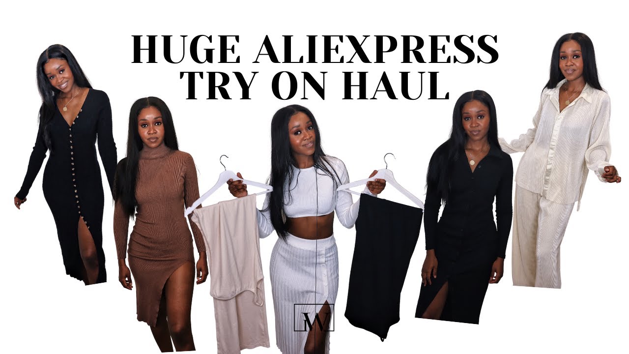 Huge AliExpress Try On Haul | Into Wigs - YouTube