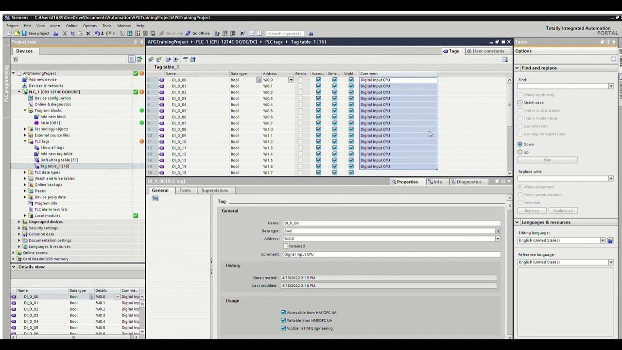 How to create soft tags in TIA portal part 1 - YouTube