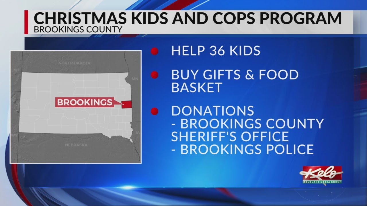 Brookings police preparing for annual Christmas program - YouTube