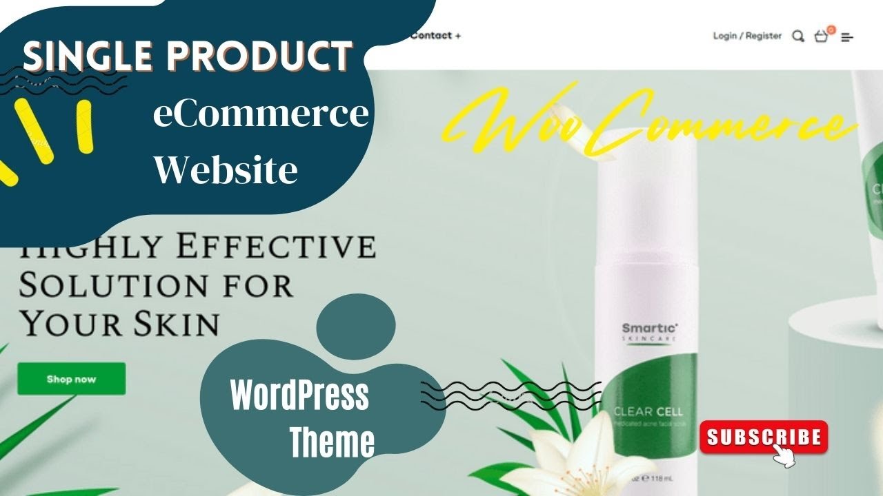 Single Product Selling Website | Single Product Landing WooCommerce Theme | Smartic WordPress ...