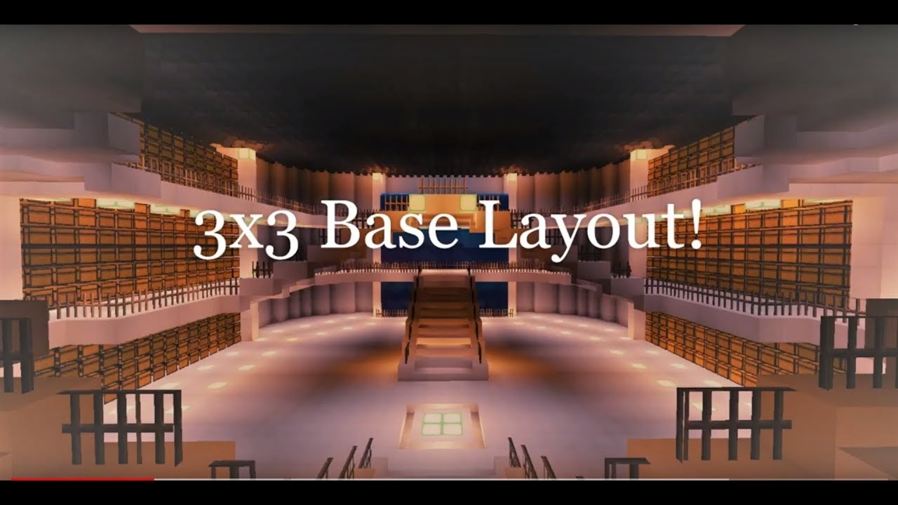 Minecraft Factions - 48x48 Base Design!! With Download - YouTube