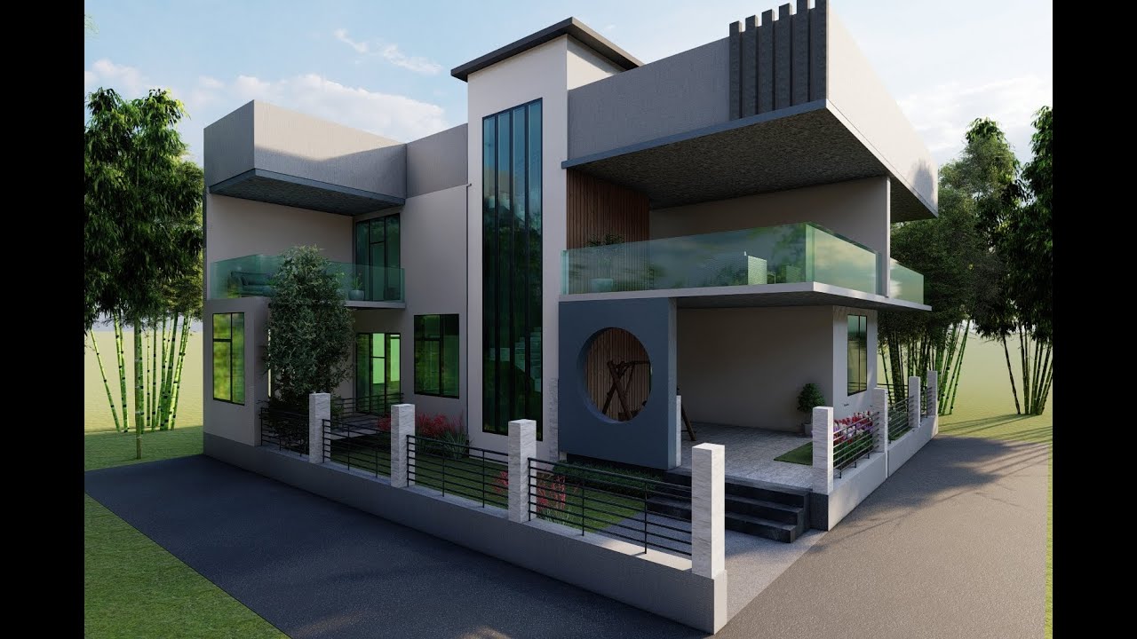 House Design | Modern House Design | 14.5x16.0m 2 Storey | 3 Bedrooms ...