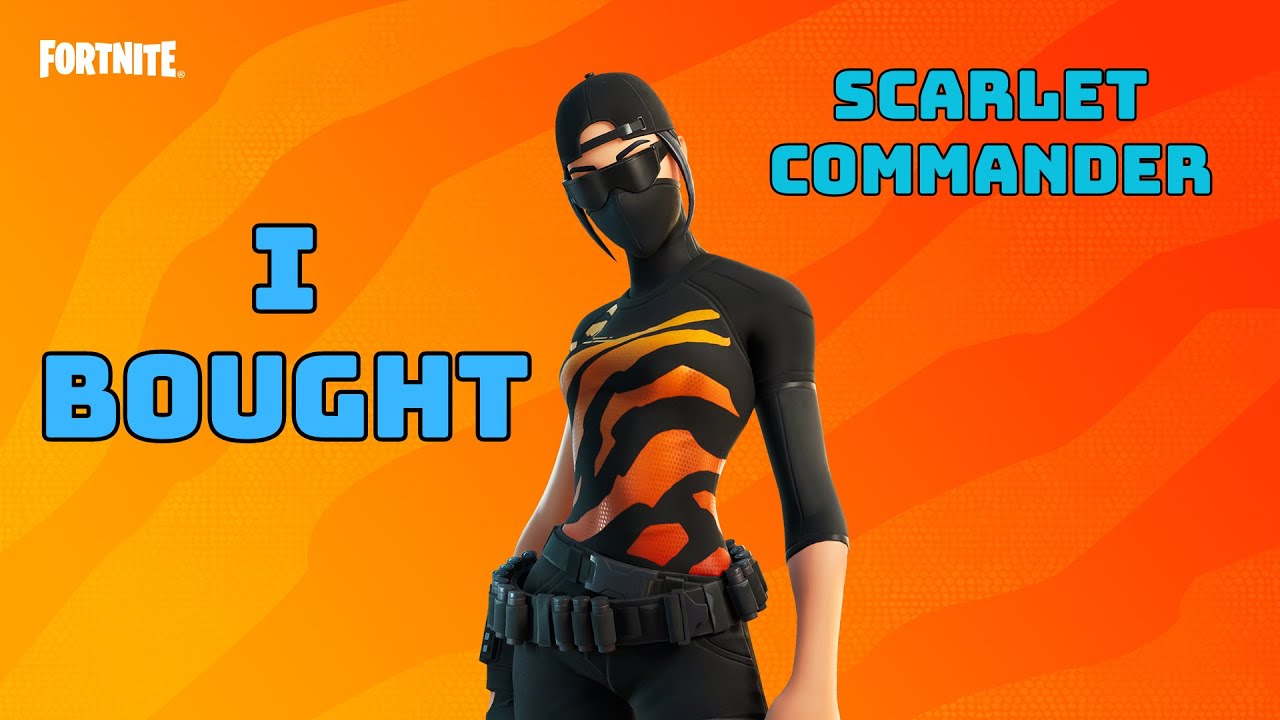 New Skin, New Wins: My Fortnite Adventure with Scarlet Commander - YouTube