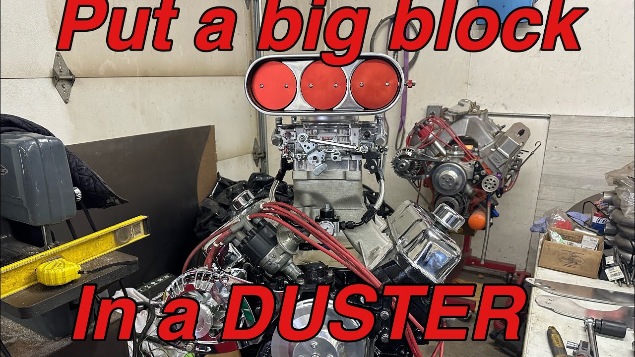 1970 Plymouth duster update #6. Big block k member - YouTube