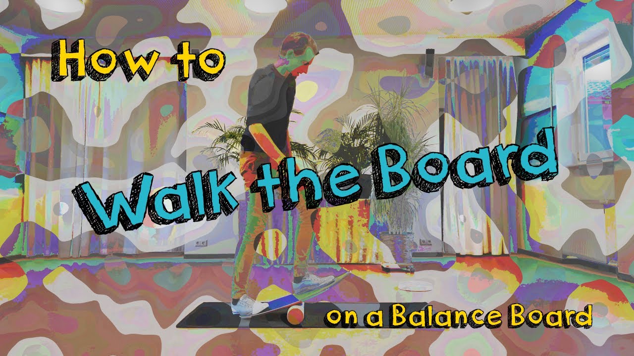 Beginner Balance Board Trick - Walk the Board - on my wahu Board - YouTube