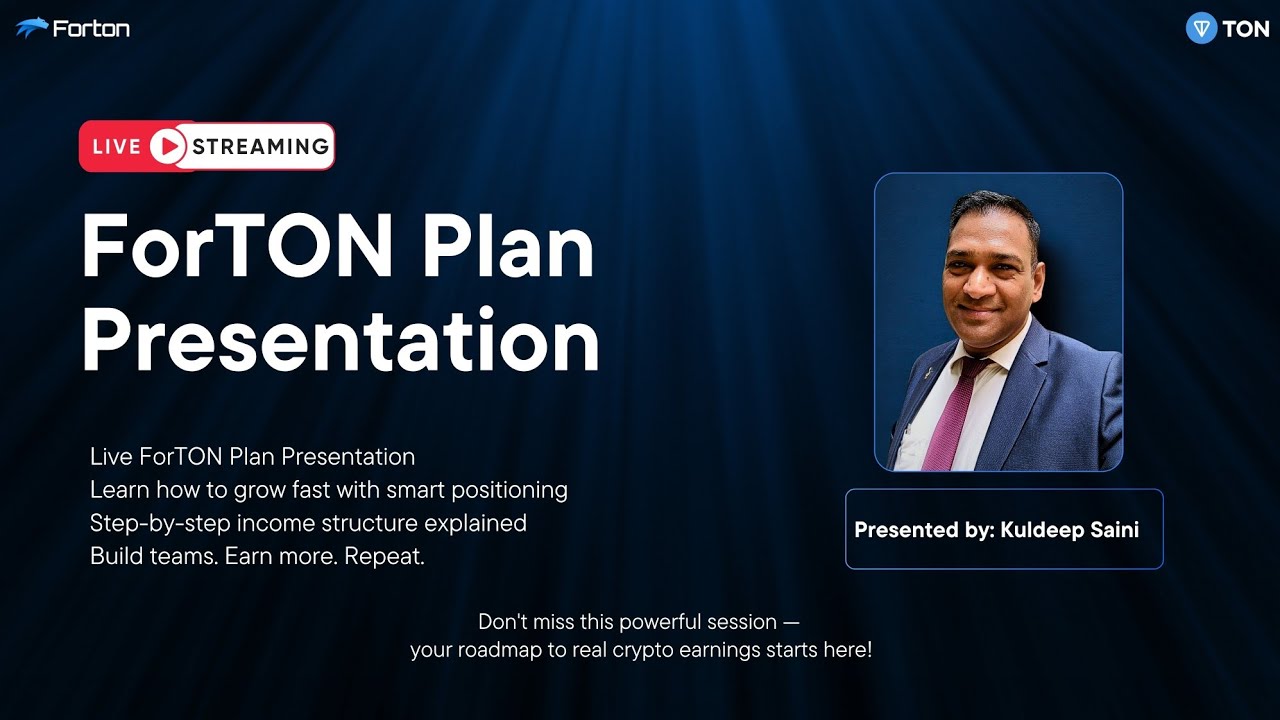 FORSAGE FORTON PLAN PRESENTATION BY KULDEEP SAINI SIR - YouTube