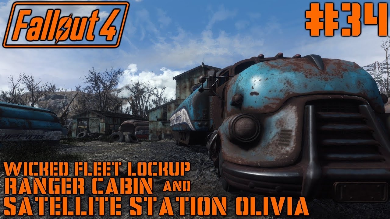 Fallout 4 #34 - Wicked Fleet Lockup, Ranger Cabin and Satellite Station ...