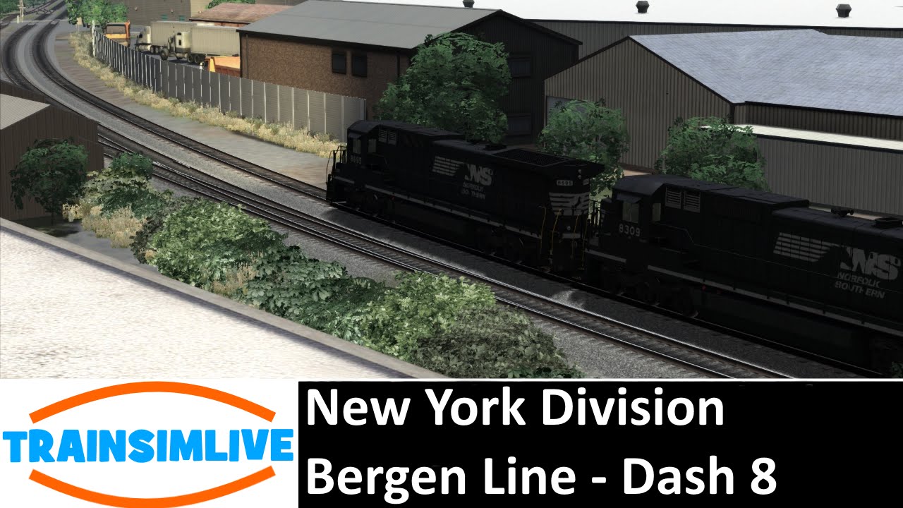 Train Simulator 2015 - New York Division Bergen Line Workshop Route ...