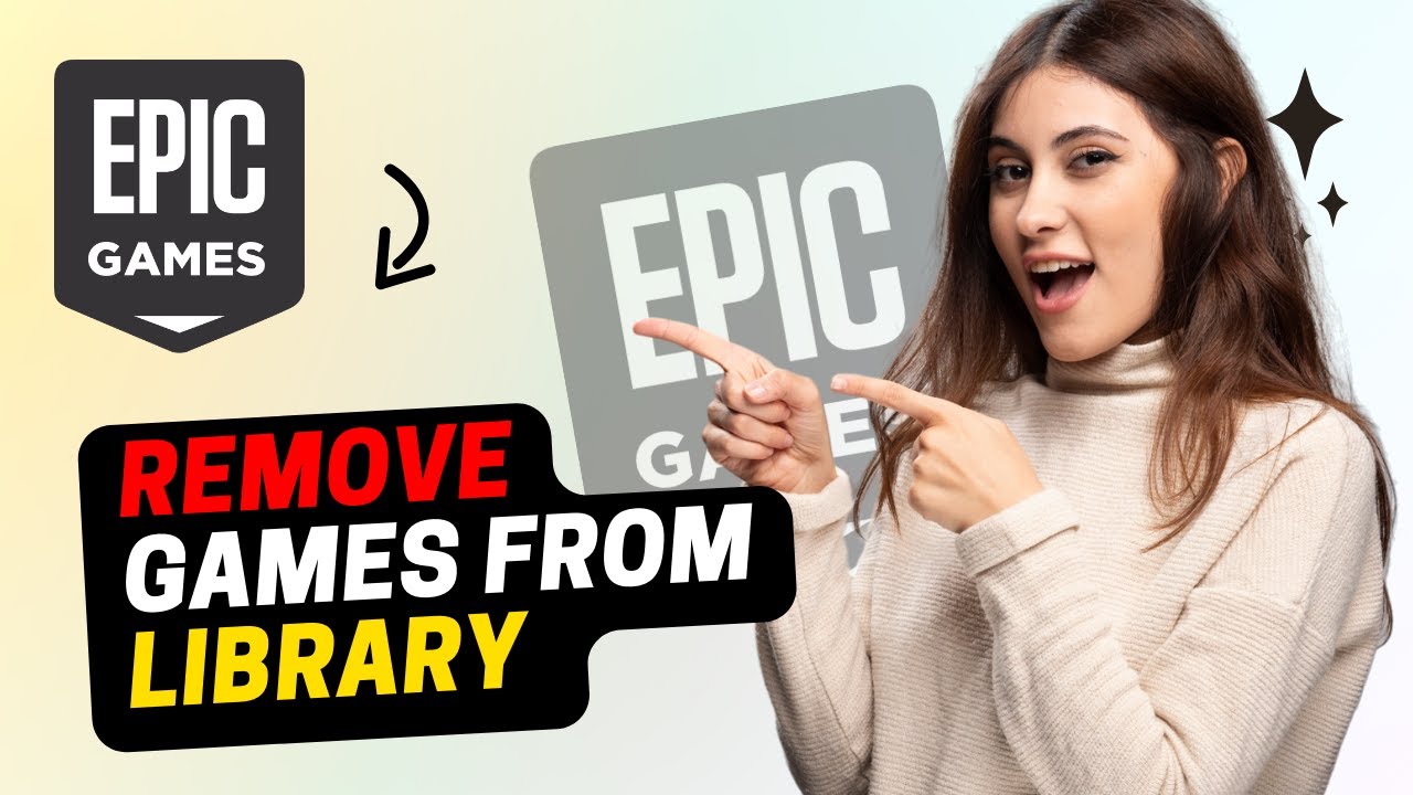 How to remove games from Epic games library (Full Guide) - YouTube