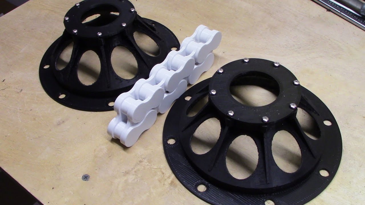 Subwoofer basket 3D printer and plastic chain ....... - YouTube