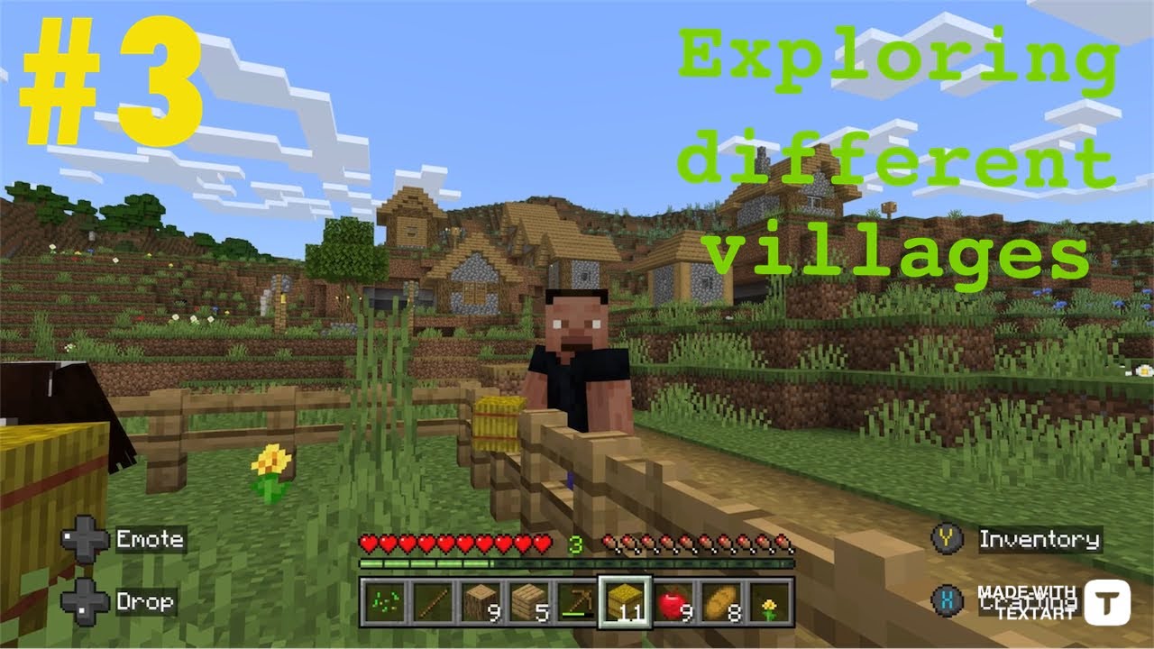 Exploring more Villages in Minecraft pt. 3 Walkthrough - YouTube