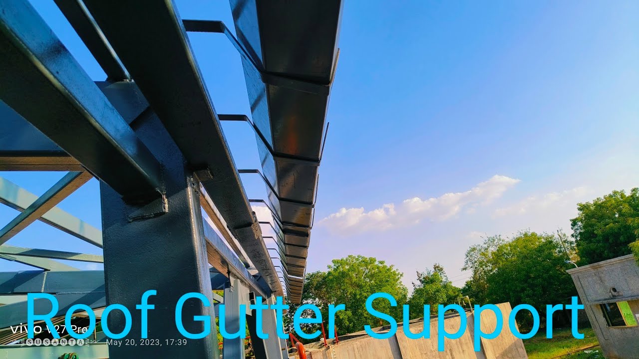 How to Install Roof Gutters & Gutters Support - YouTube