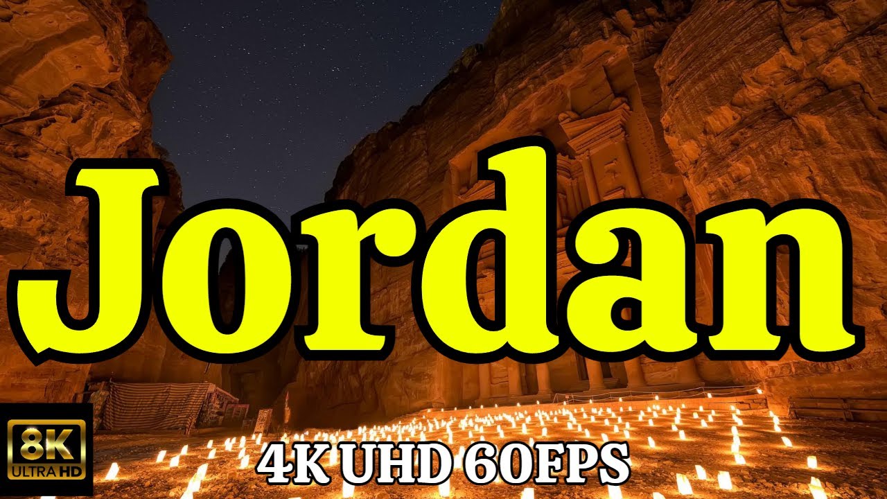 FLYING OVER JORDAN (4K UHD) - Relaxing Music Along With Beautiful ...