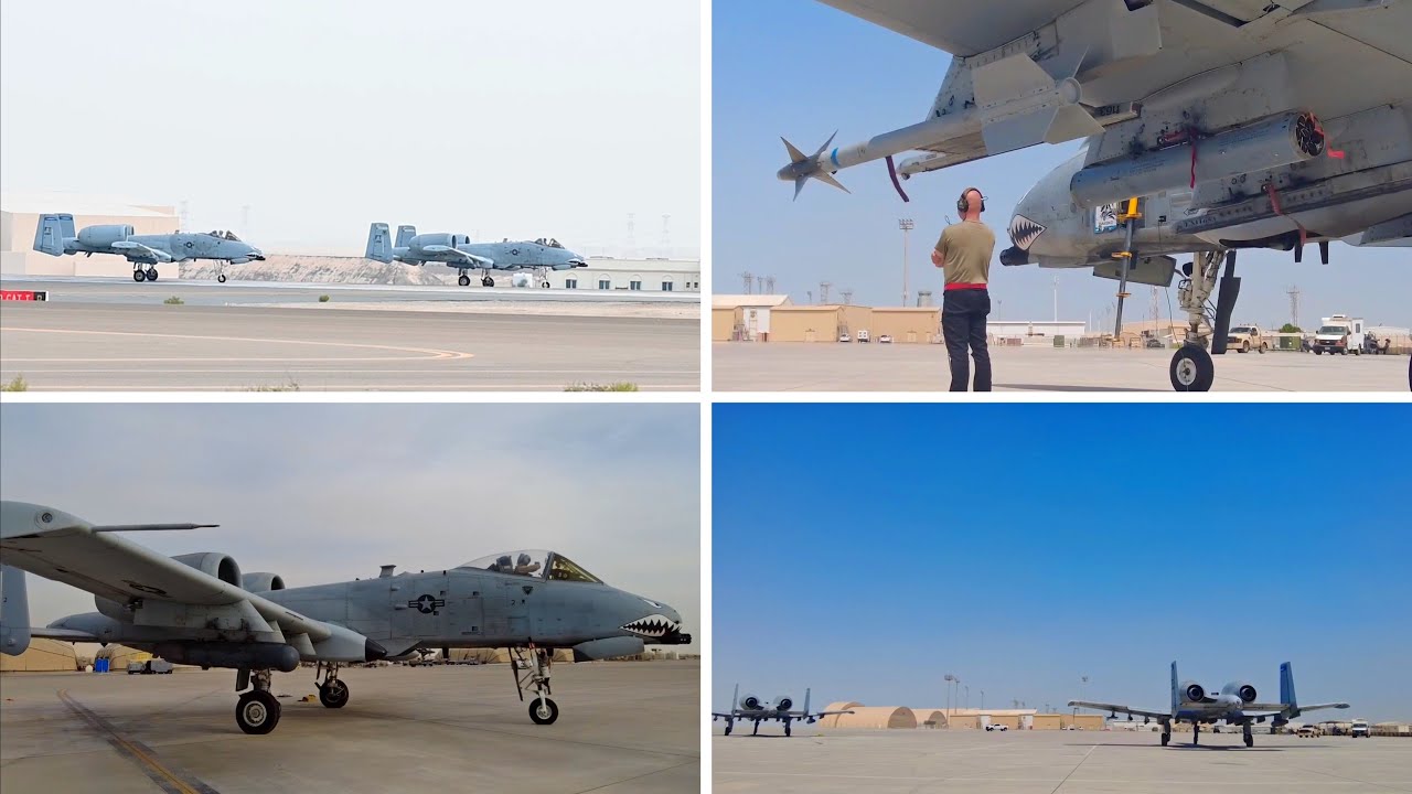U.S. Air Force Exercise: Witness an A-10 Thunderbolt II Takeoff! - YouTube
