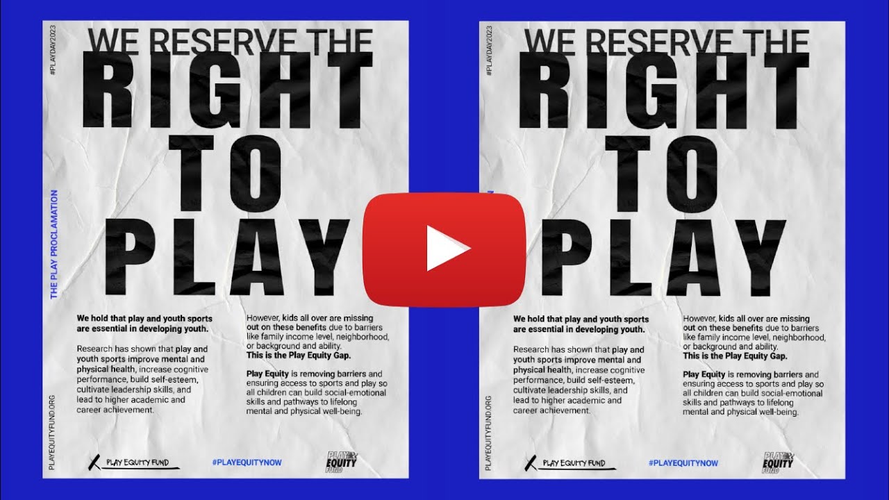 Right To Play Launch - YouTube