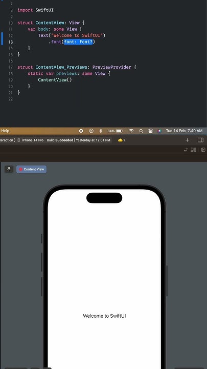 Creating Text View In Swiftui Shorts Part 1 Youtube