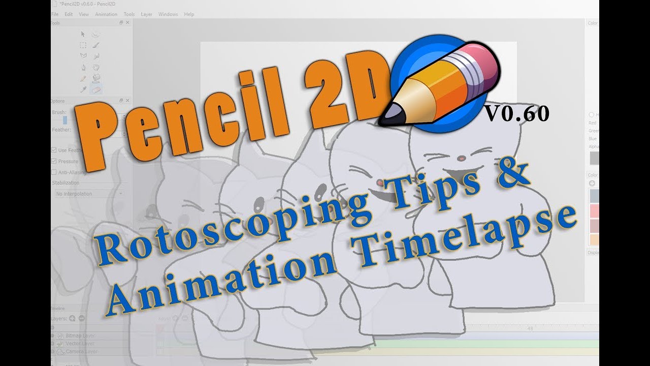 Pencil 2D Tutorial [Rotoscoping Continued] - YouTube