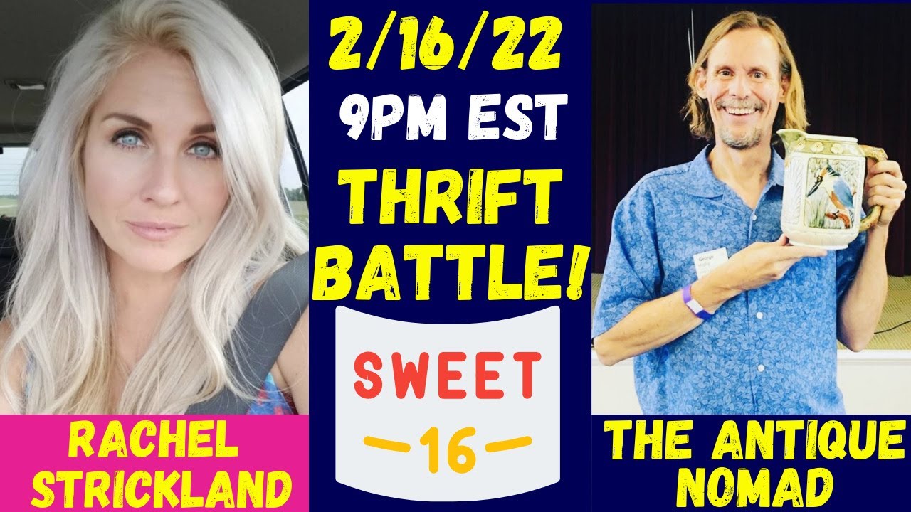 Thrift Battle! Rachel Strickland vs The Antique Nomad! - YouTube