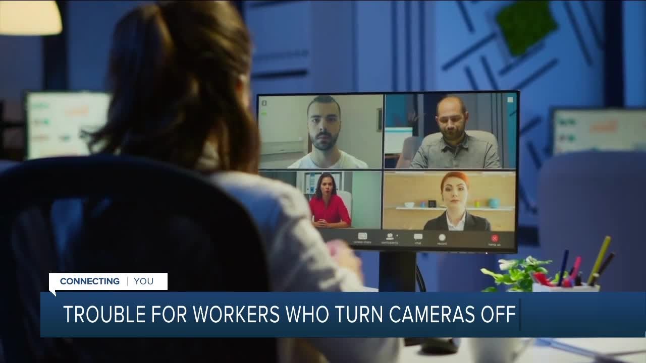 Trouble for workers who turn cameras off during meetings - YouTube