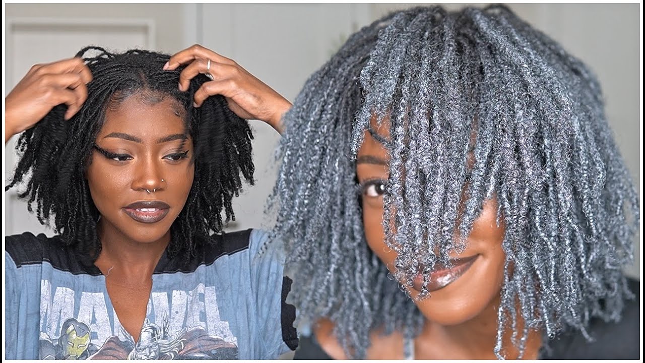 i needed a change.. i went silver! Trying As I Am Curl Color on my ...