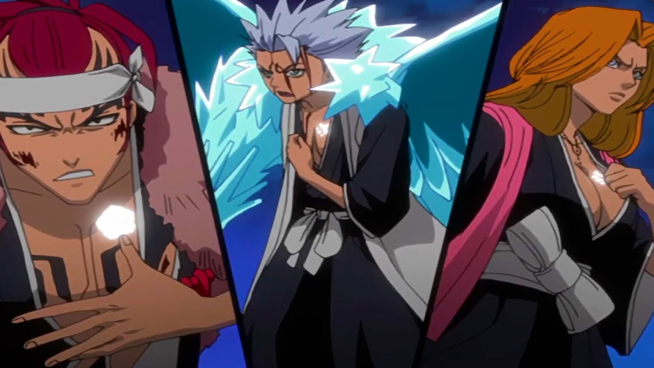 Toshiro & Renji & Rangiku VS Shawlong & Yylfordt & Nakeem English Sub ...