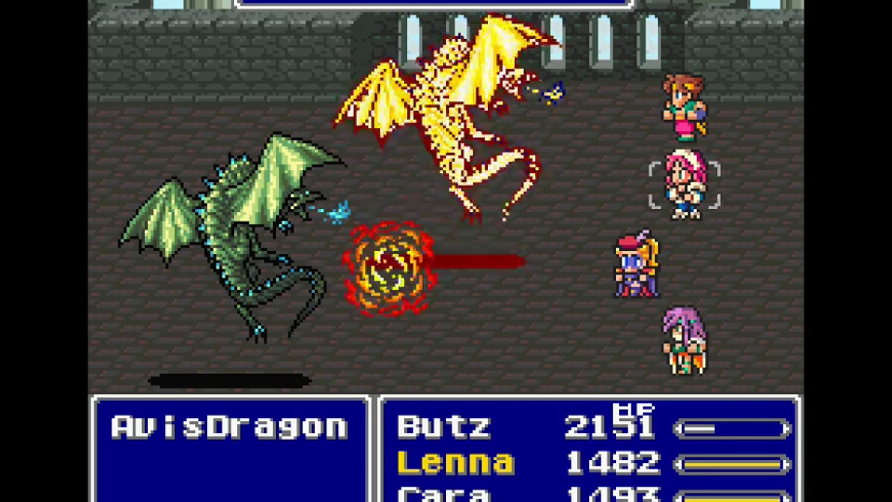 Final Fantasy V (SNES) Blue Magic Complete Collection - YouTube