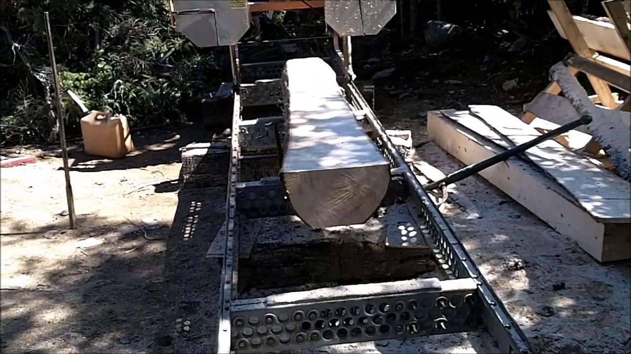 From Logs To Lumber tricks and tips for a bandsaw sawmill - YouTube