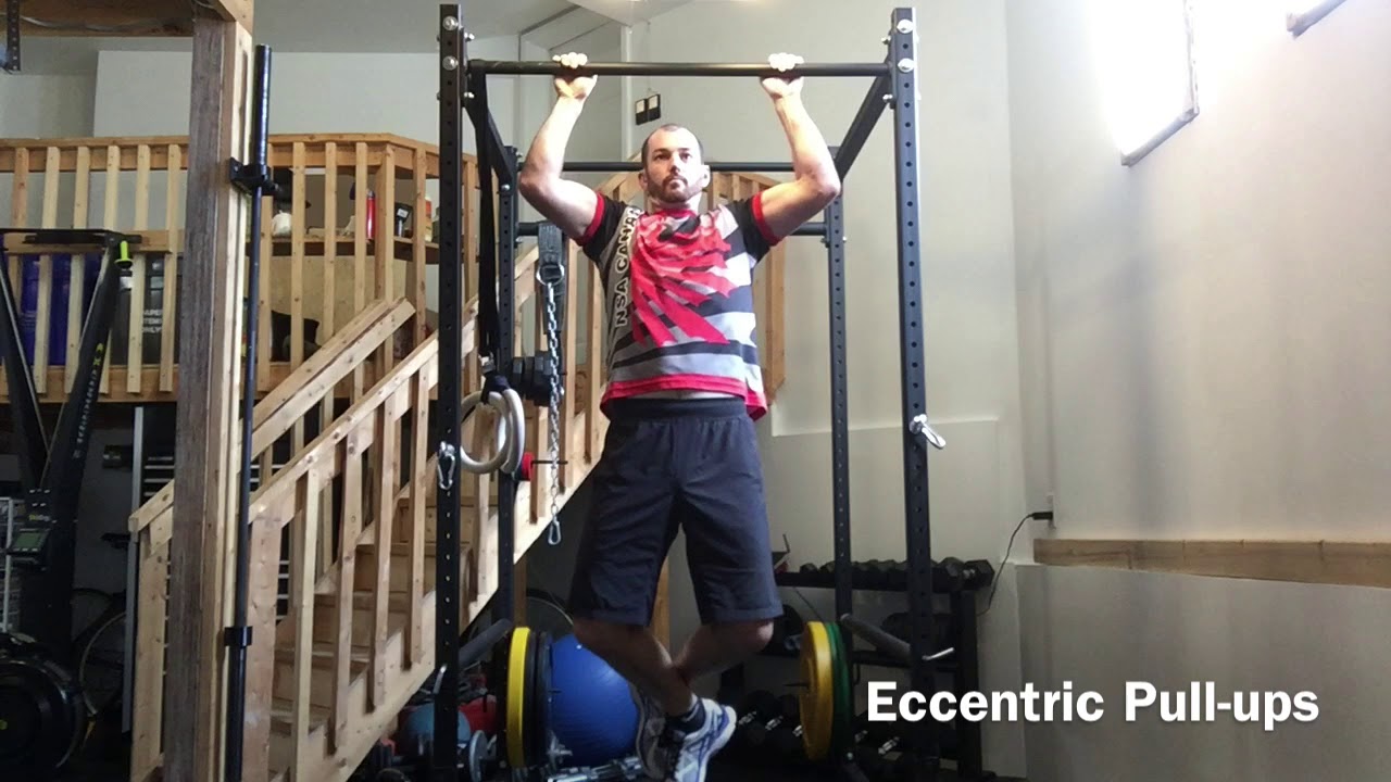 Eccentric Pull-ups - YouTube