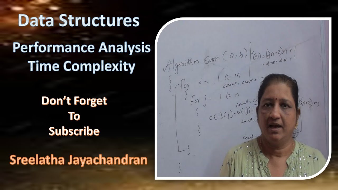 DS-04 Data Structures-Performance Analysis- Time Complexity |For KTU ...