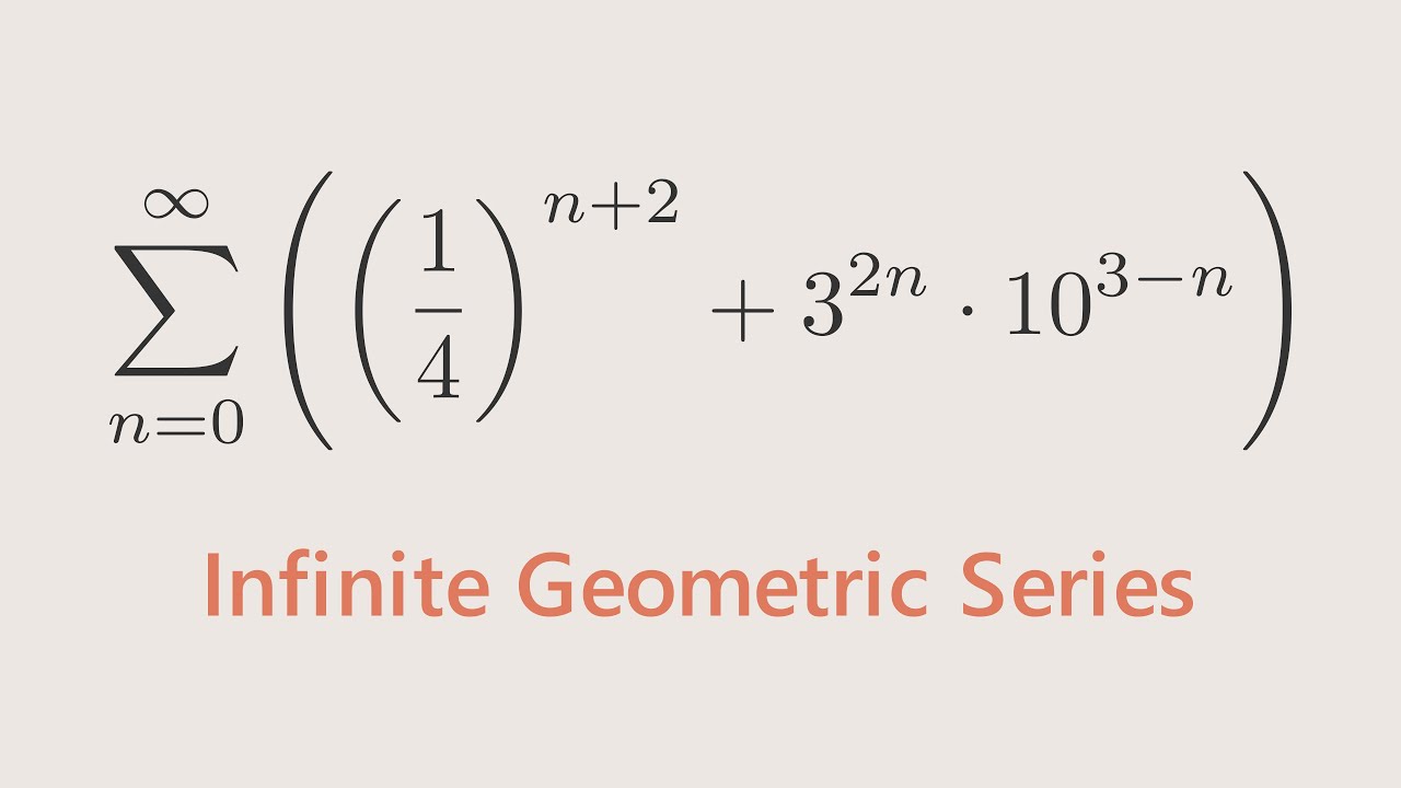 Math Wizard: Infinite Geometric Series - YouTube