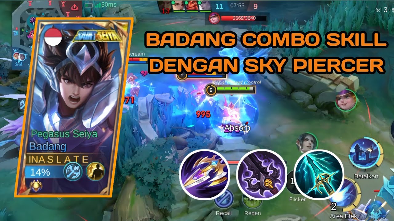 GAMEPLAY BADANG COMBO SKILL FULL DAMAGE | ATK SPEED + INSTAN KILL ...