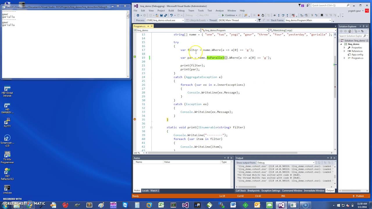 C Parallel Linq In 2 Min Youtube