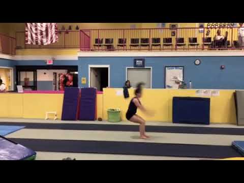 Gabrielle Lange Gymnastics - Ariel, Back Tuck, BHS, BHS, Layout - YouTube