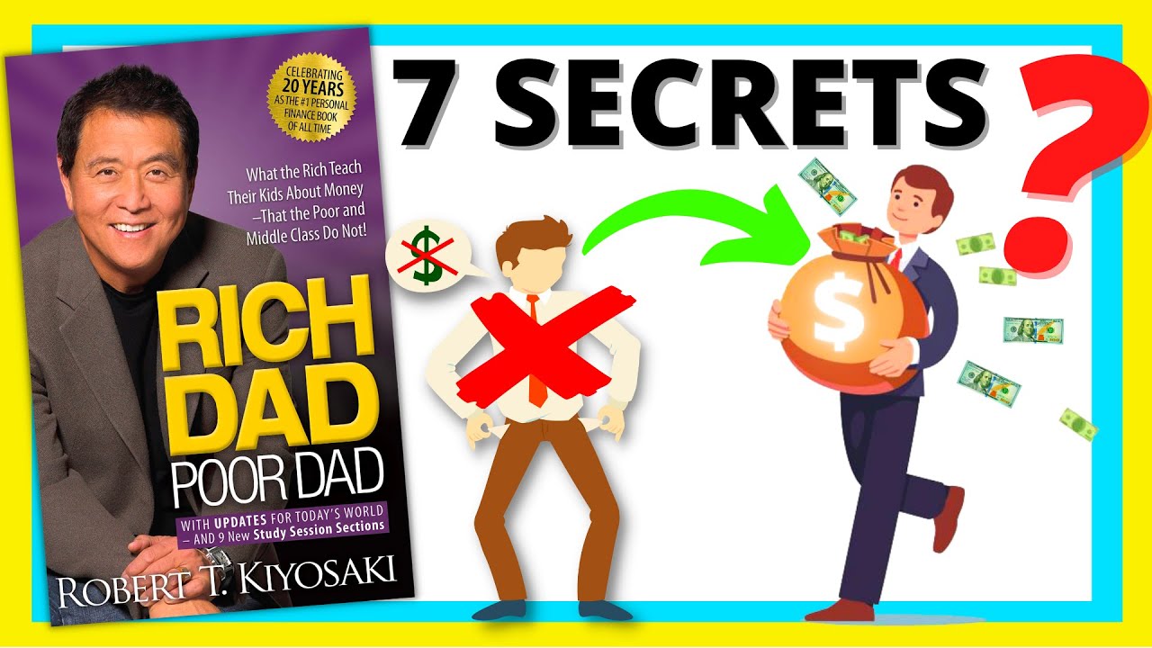7 LESSONS from RICH DAD POOR DAD you Must Know 🤯 (by Robert Kiyosaki ...