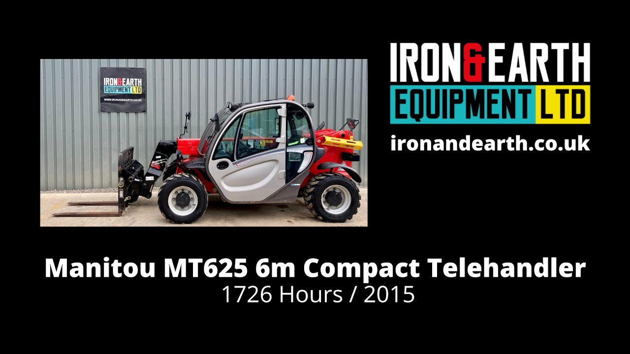 2015 Manitou MT625 6m Compact Telehandler - YouTube