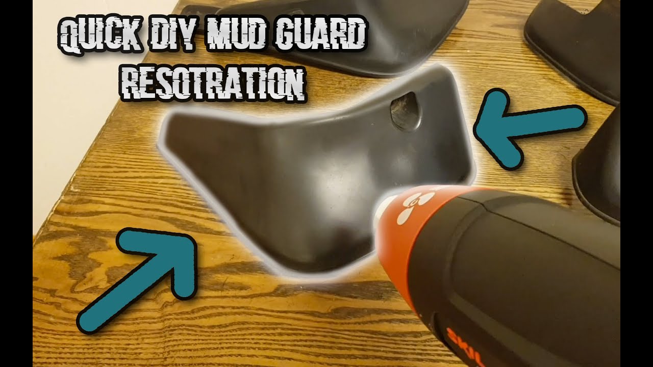 Quick and Easy Mud Guard Restoration - YouTube