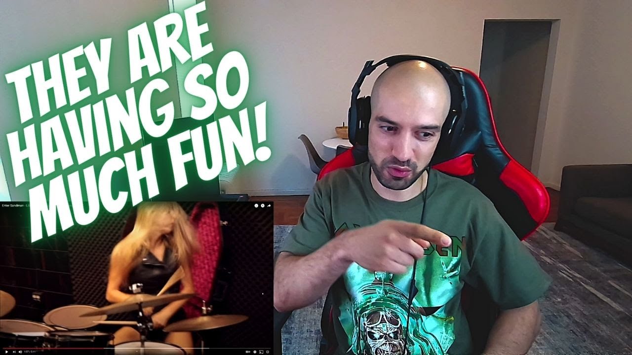Liliac Enter Sandman Reaction Youtube