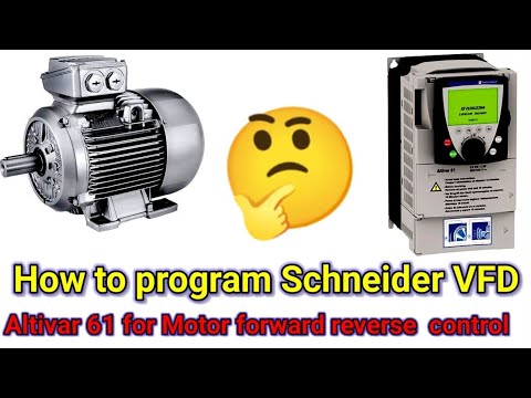Schneider Altivar 61 parameters programming for motor forward reverse ...