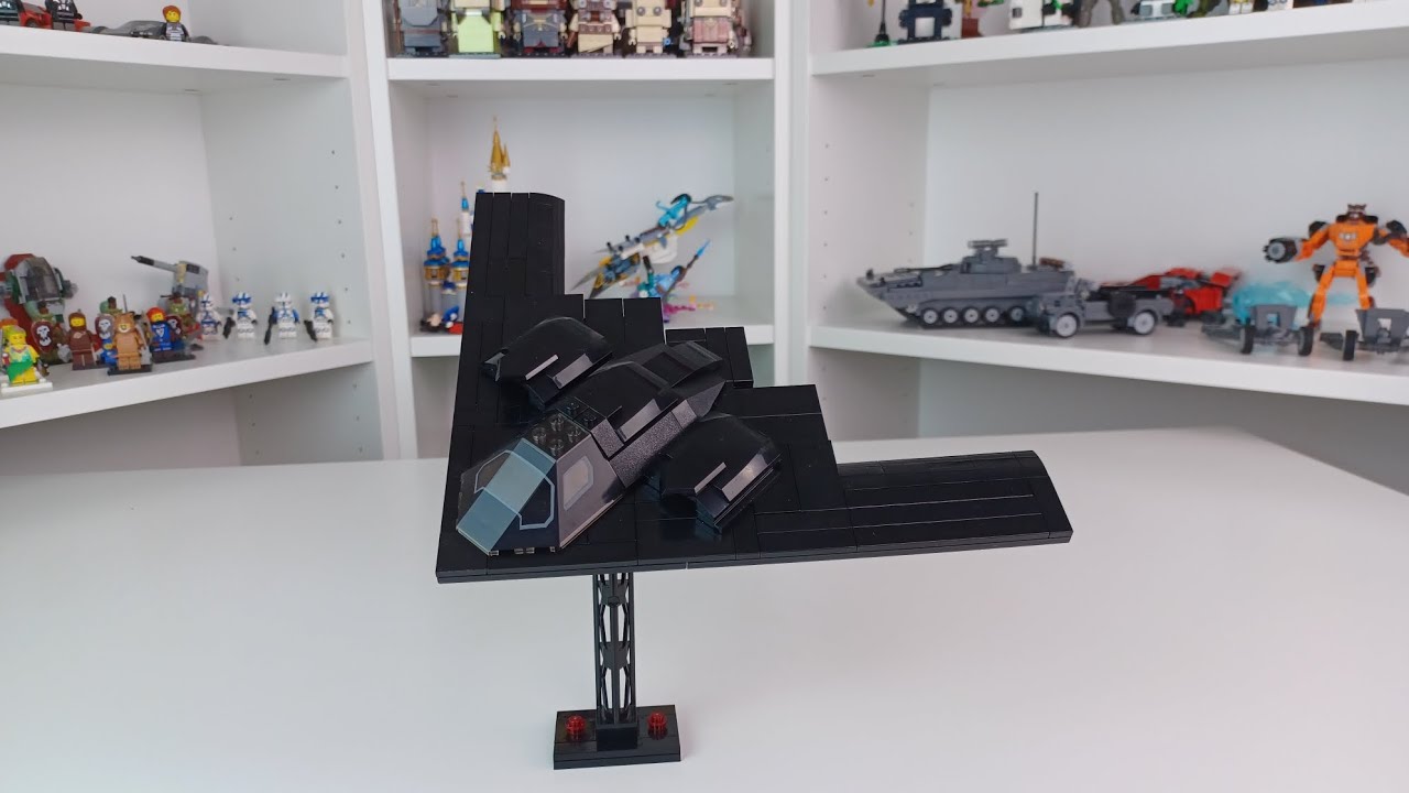Lego bricklink studio B-2 Bomber review! - YouTube