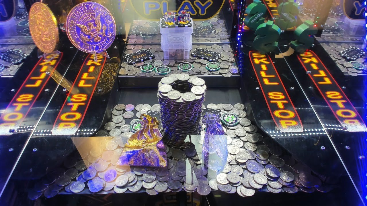 High Risk Coin Pusher 🎲 "CRAPS" 🎲 Get a Pair Win BIG $$$$ LIVE - YouTube