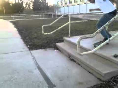 2 stair 360 flip - YouTube