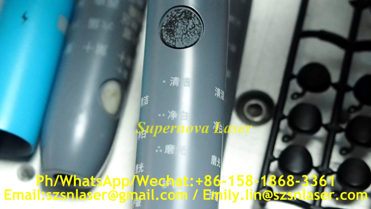 Electric toothbrush laser printing machine - YouTube