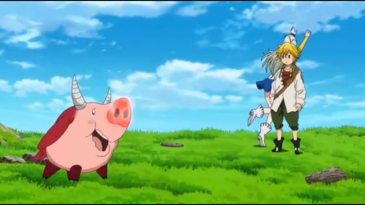 Hawk muestra sus habilidades de dragón | nanatsu no taizai - YouTube