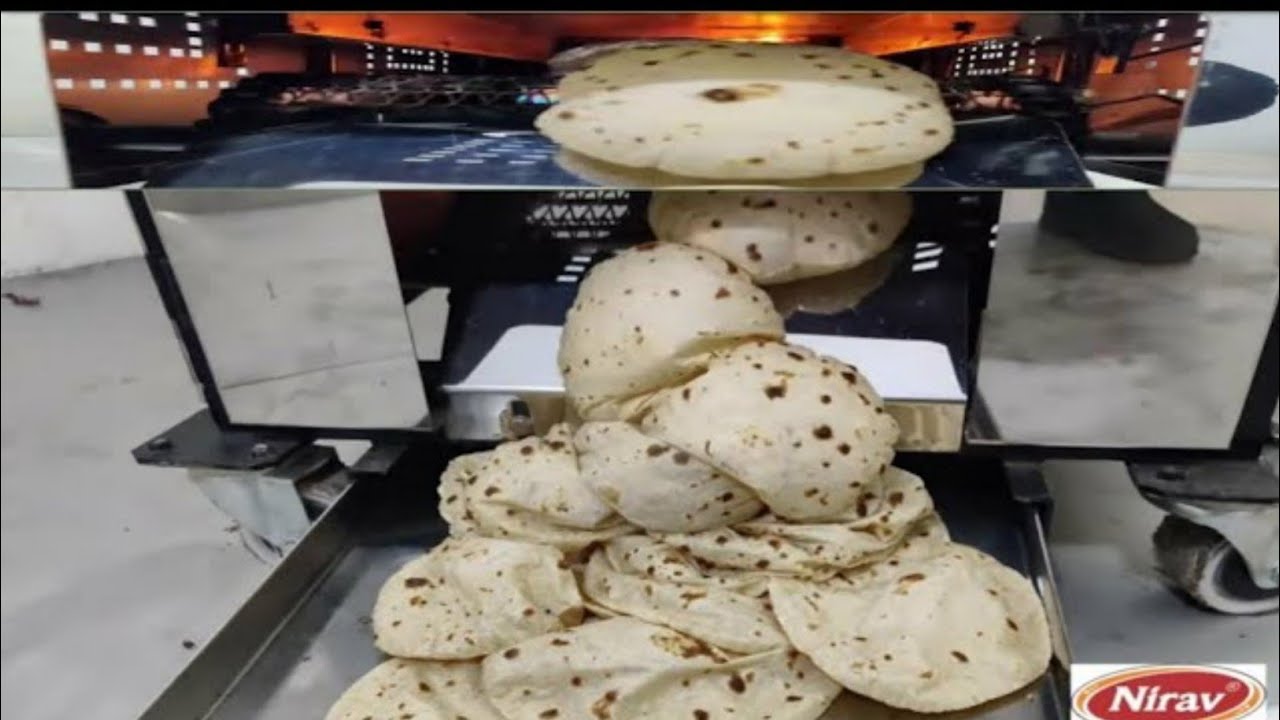 AUTOMATIC ROTI MAKING MACHINE / FULL SET UP FOR ROTI MAKER - YouTube
