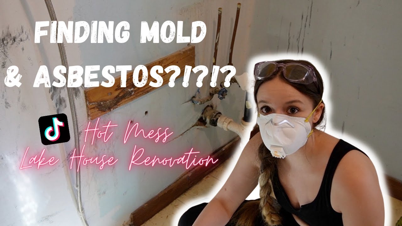 FINDING MOLD & ASBESTOS IN THE HOT MESS LAKE HOUSE LAUNDRY ROOM ...