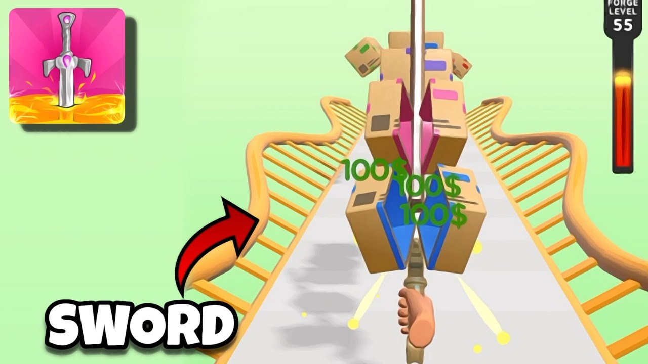 Sword Melter | Very Satisfying and Relaxing ASMR Slicing Game | ASMR ...