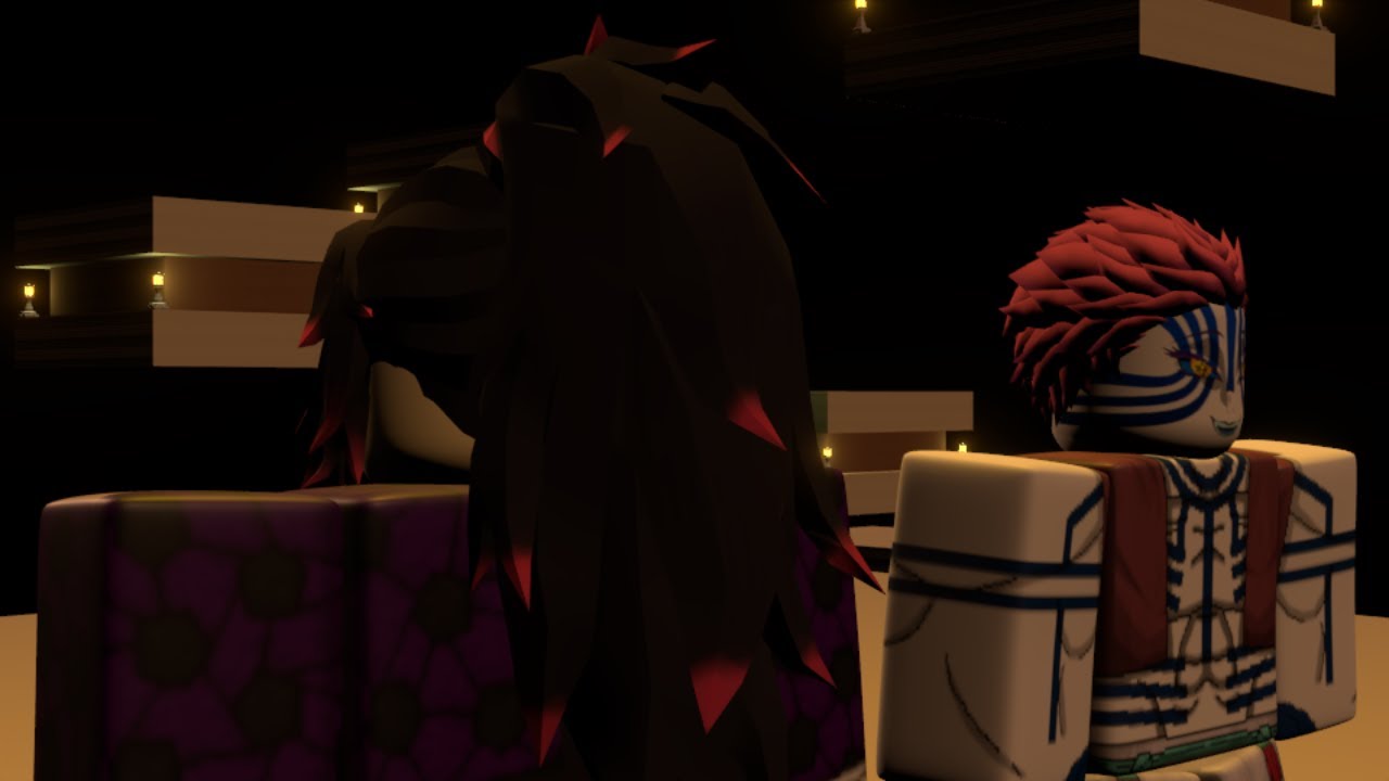Kokushibo Cuts Akaza's Hand (A Roblox Fan Animation) - YouTube
